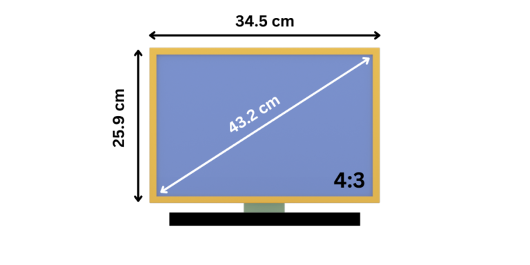 17 Inch TV Dimensions | Television Size, Length, Width